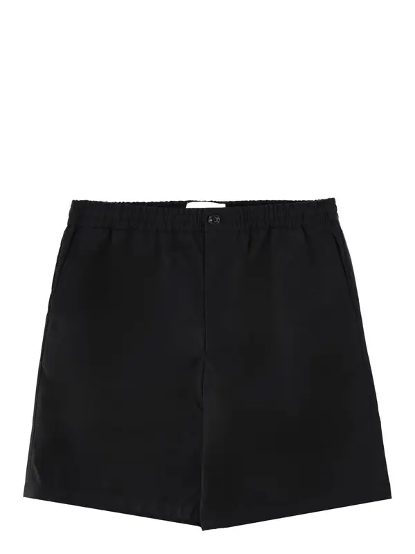 Ami Elasticated Logo Shorts - Black