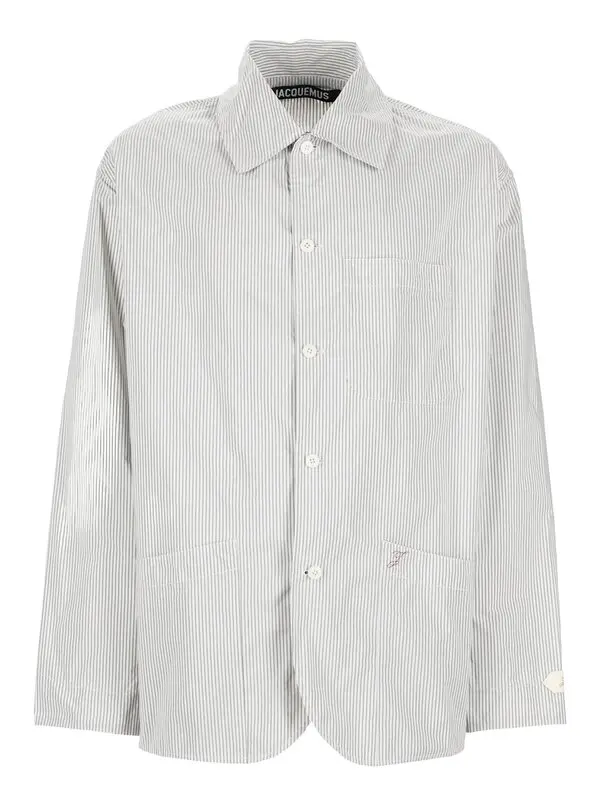 Jacquemus Giacca 'la Veste Boutis - White