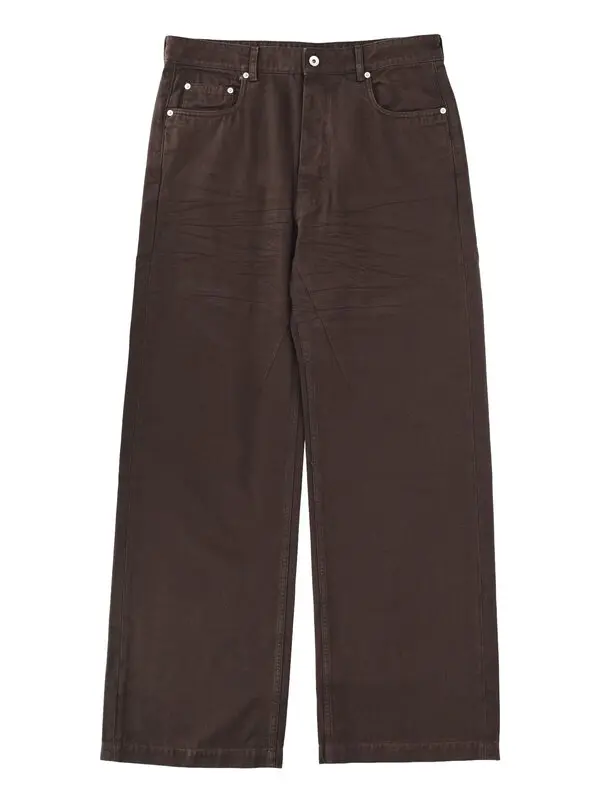 Rick Owens Geth Wide Leg Jeans - Brown