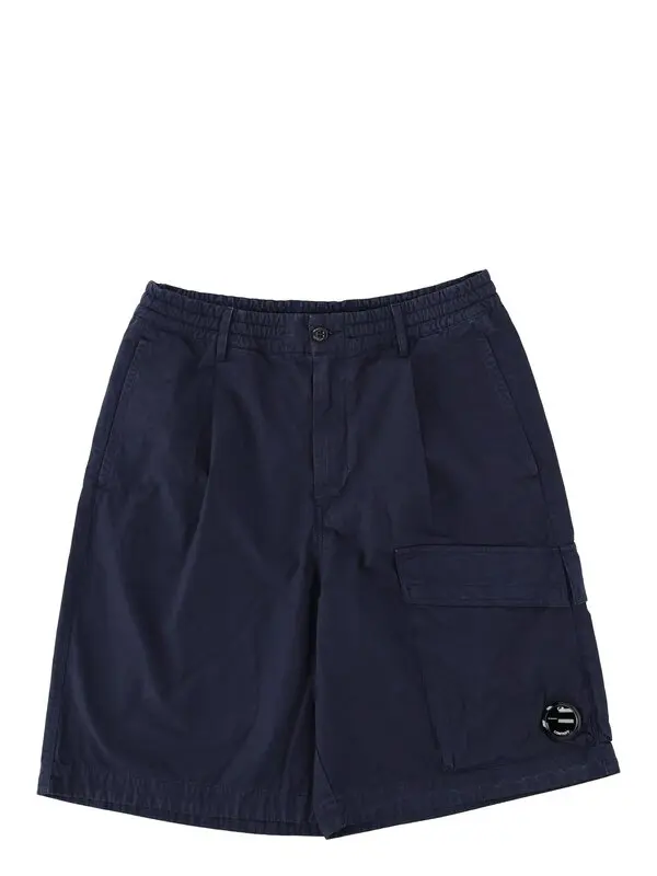 C.P. COMPANY C. P. Company Cargo Shorts With Logo Patch - Blue