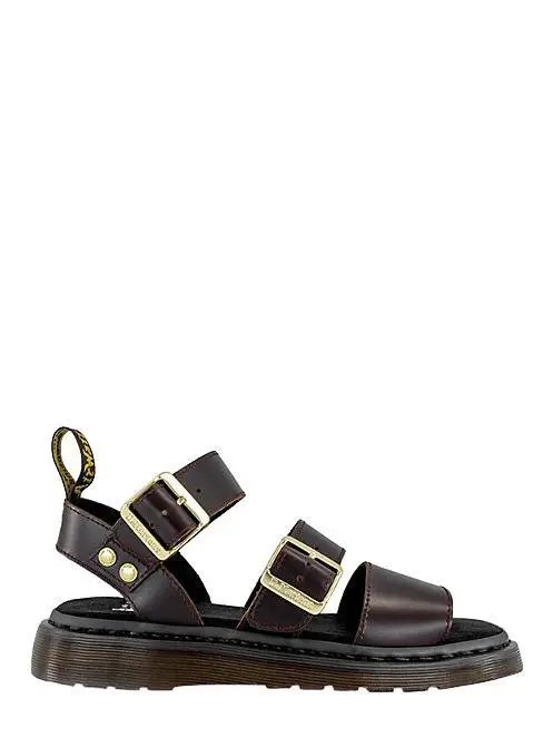 Dr. Martens Gryphon Leather Sandals - Burgandy Charro Atlas