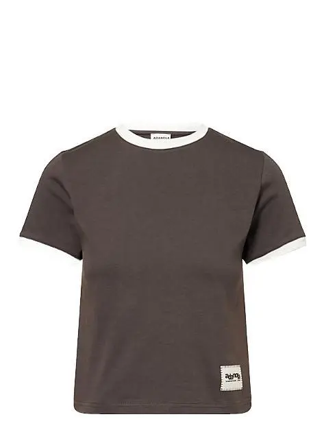 ADANOLA Classic Cotton T-shirt - Coffee Bean