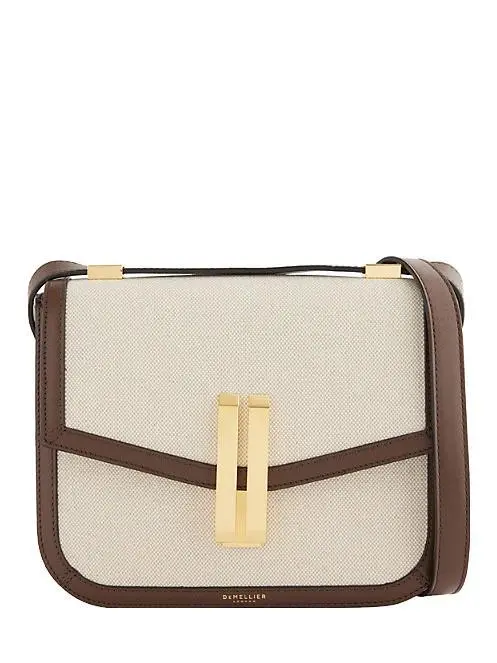 DEMELLIER The Vancouver Canvas And Leather Cross-body Bag - Saltpr/mocha
