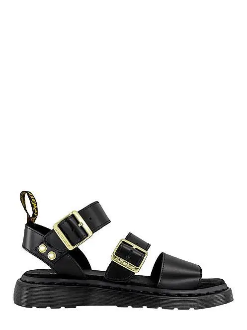 Dr. Martens Gryphon Leather Sandals - Black Atlas