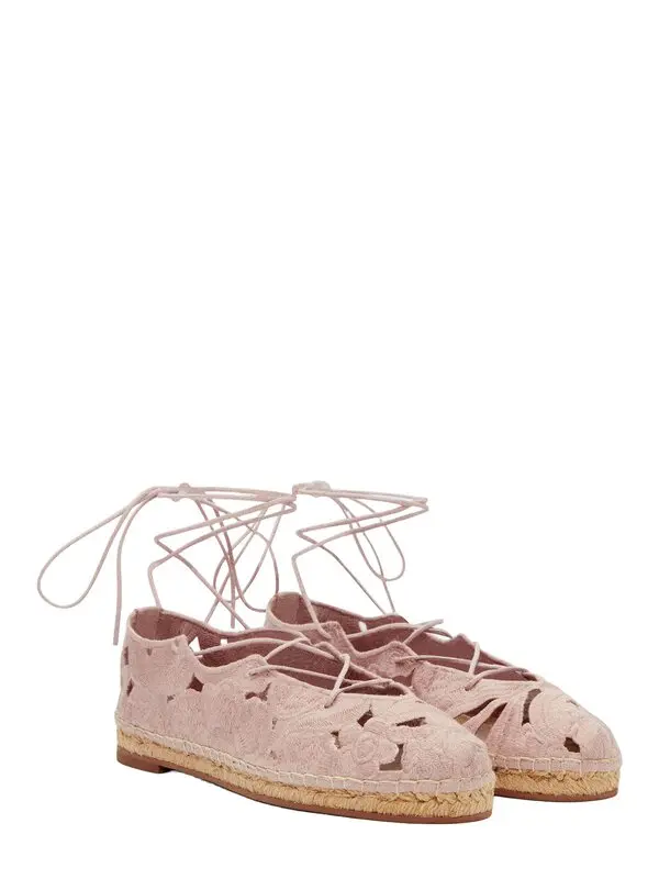 REFORMATION Adeline Espadrille - Pink