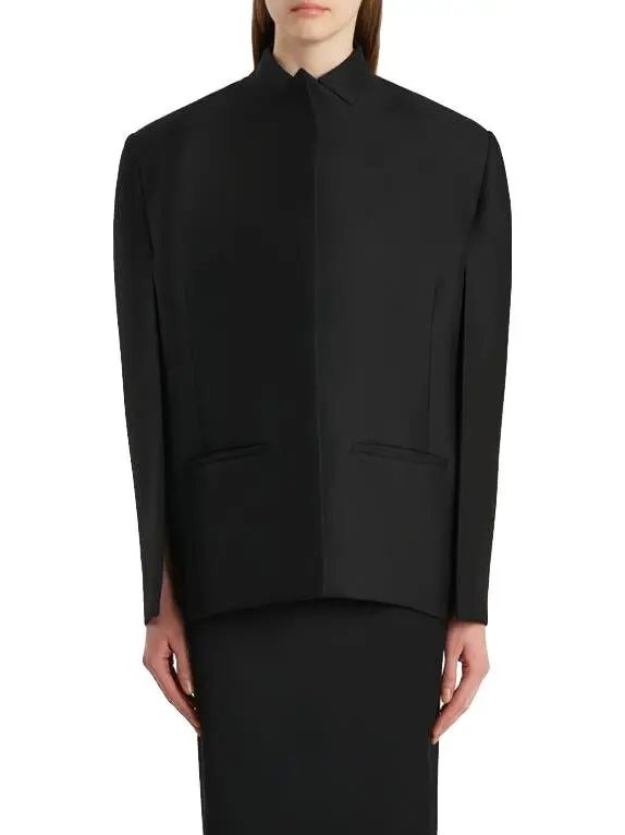 Khaite Dolso Wool & Silk Jacket - Black