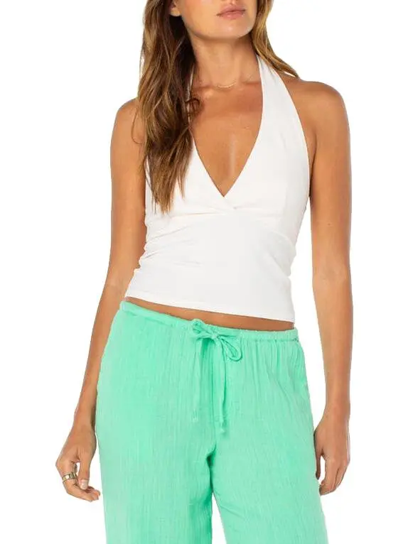 Roxy Crop Halter Top - Dew