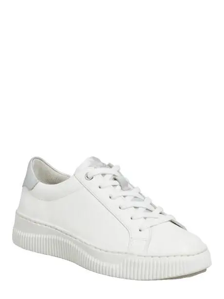 SOFFT Fianna Leather Sneaker - White/silver
