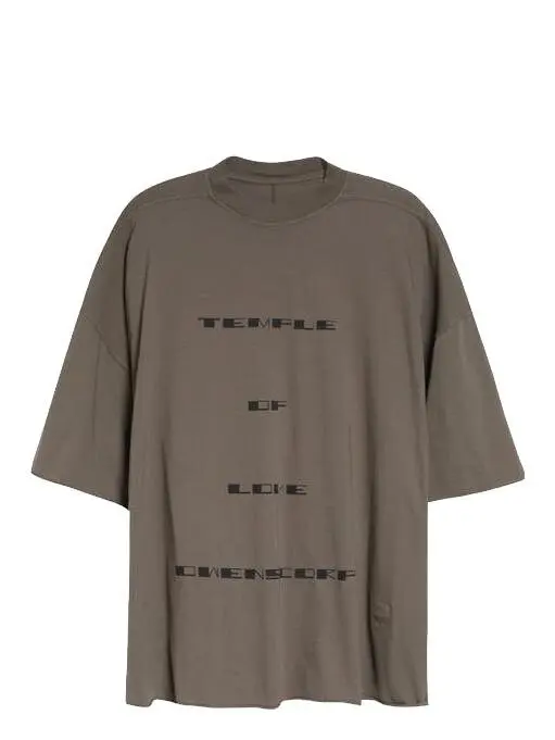 Rick Owens Tommy Temple Graphic T-shirt - Dust/black