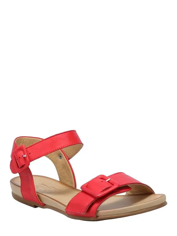 Miz Mooz Tatum Ankle Strap Sandal - Scarlet