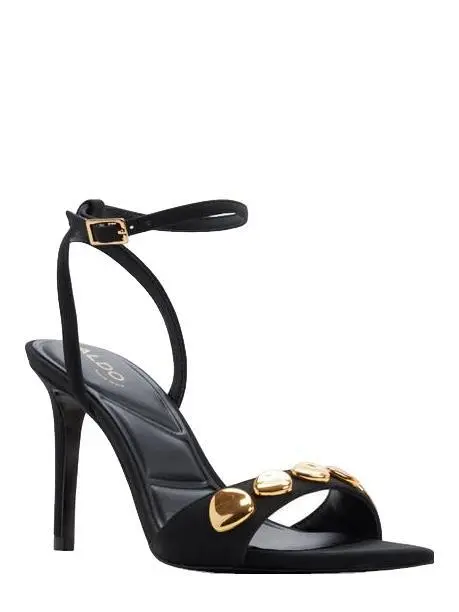 Aldo Leara Ankle Strap Pointed Toe Sandal - Other Black