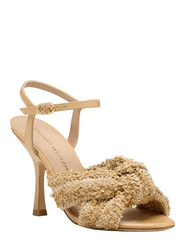 STUART WEITZMAN Soplaya 100 Sandal - Natural/natural Castell