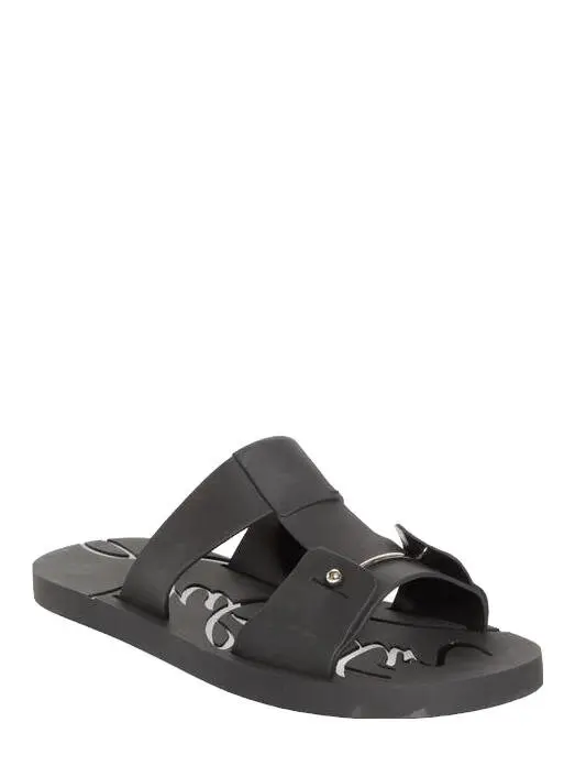 CHRISTIAN LOUBOUTIN Zakouski Slide Sandal - Black