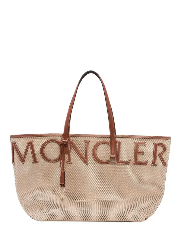 Moncler Extra Large Mesh Tote Bag - 035-gardenia