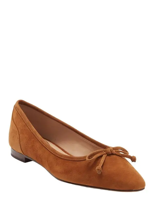 Cole Haan Paget Ballet Flat - Tobacco Suede