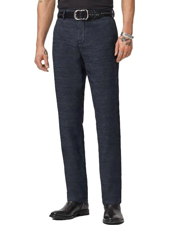 John Varvatos Flint Straight-leg Trousers - Deep Blue