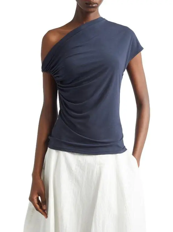 A.L.C. Halle One-shoulder Top - Night Blue