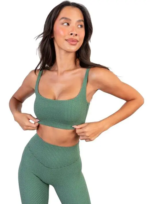 VITALITY Cloud Ii Classic Bra - Pine Gingham
