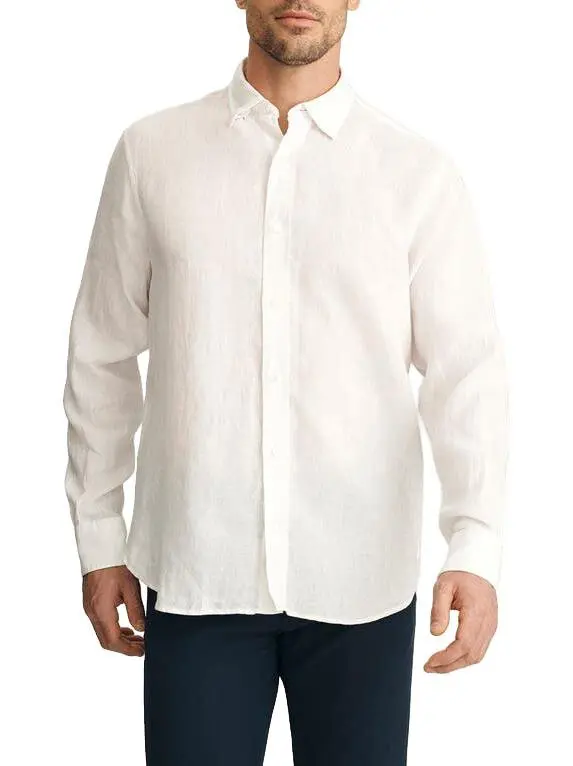 34 Heritage Linen Button-up Shirt - White