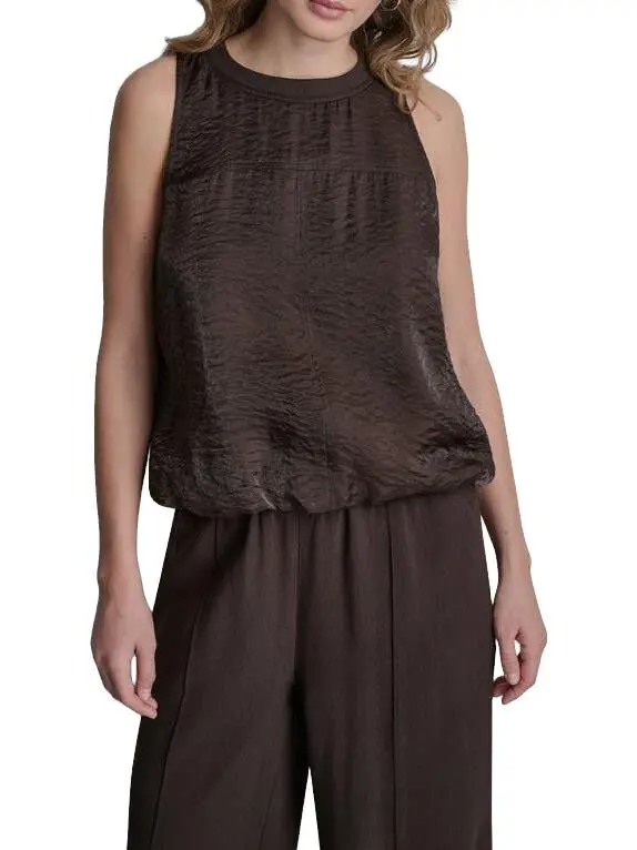 Dkny Jacquard Tank - Tobacco