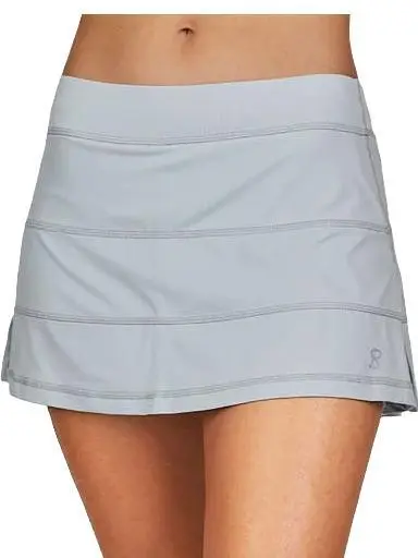SOFIBELLA 13in Tennis Skirt - Stone