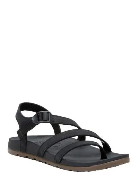 CHACO Lowdown Leather Sandal - Black