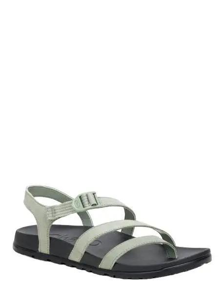 CHACO Lowdown Leather Sandal - White Sage