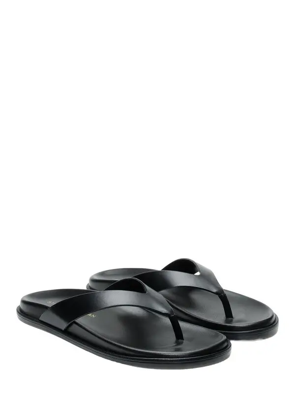 STUART WEITZMAN Leather Flip-flops - Black