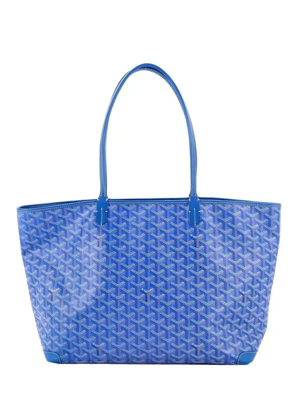 Goyard Artois Tote Coated Canvas Mm - Blue