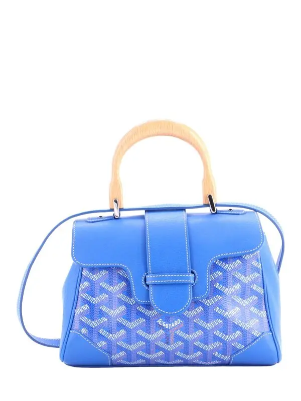 Goyard Saigon Top Handle Mini Bag - Blue