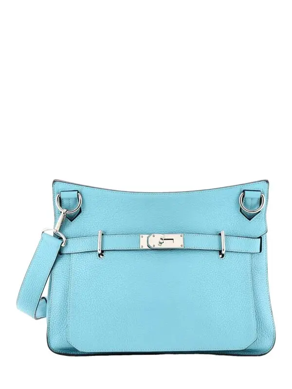 Hermès Jypsiere Bag Clemence 34 - Bleu Atoll
