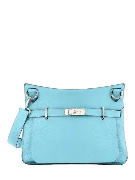 Hermès Jypsiere Bag Clemence 34 - Blue