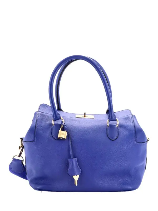 Hermès Toolbox Bag Evercolor 26 - Bleu Electrique