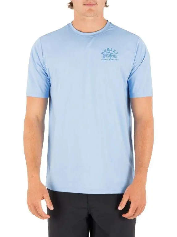 Hurley Hybrid Graphic T-shirt - Skyline Heather