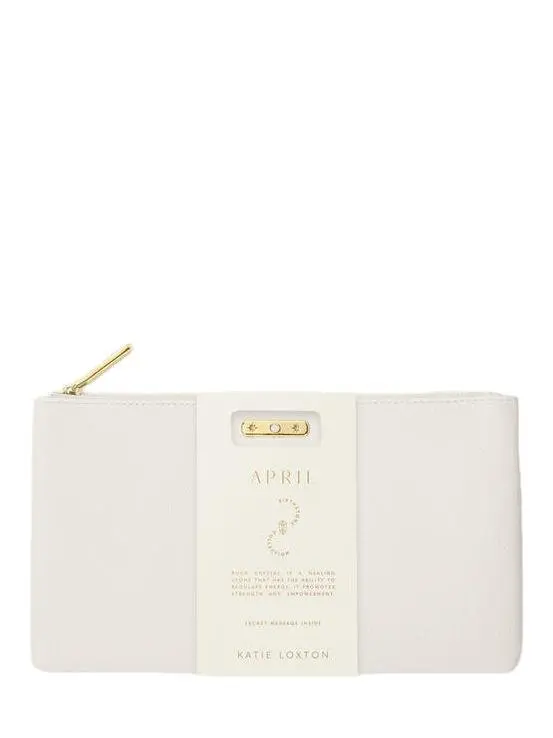 KATIE LOXTON Birthstone Pouch - April