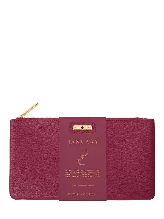 KATIE LOXTON Birthstone Pouch - January