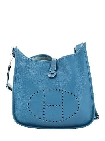 Hermès Evelyne Bag Gen Iii Clemence Pm - Blue