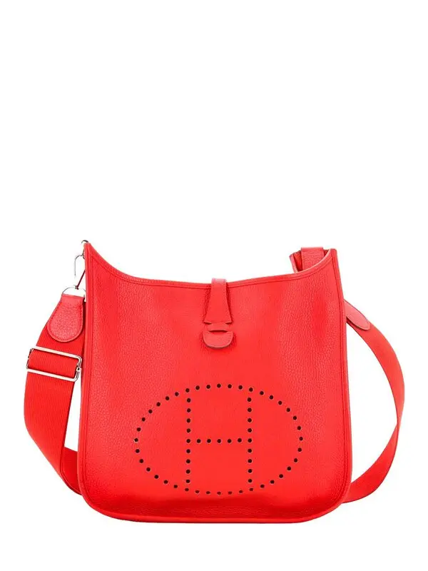 Hermès Evelyne Bag Gen Iii Clemence Pm - Rouge De Coeur