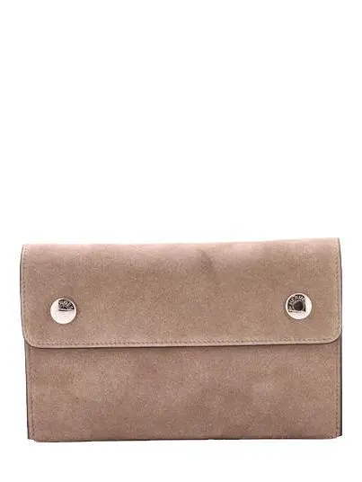 Hermès Hermesnap Wallet Bag Grizzly And Swift - Grey