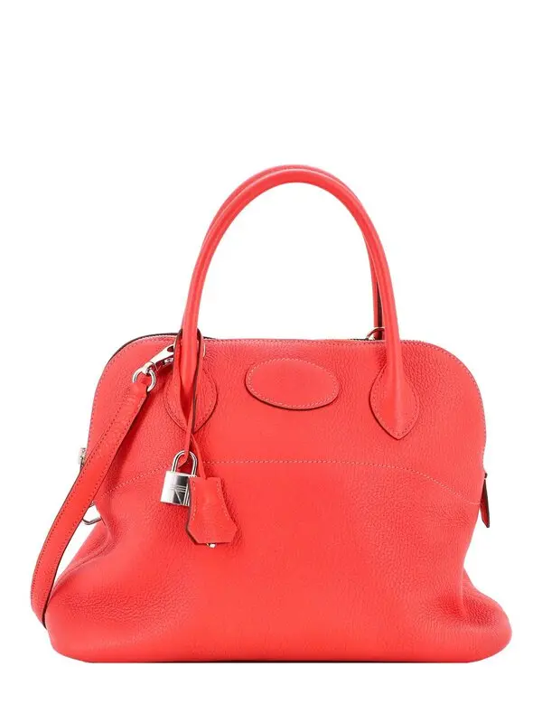 Hermès Bolide Bag Clemence 31 - Rouge Pivoine
