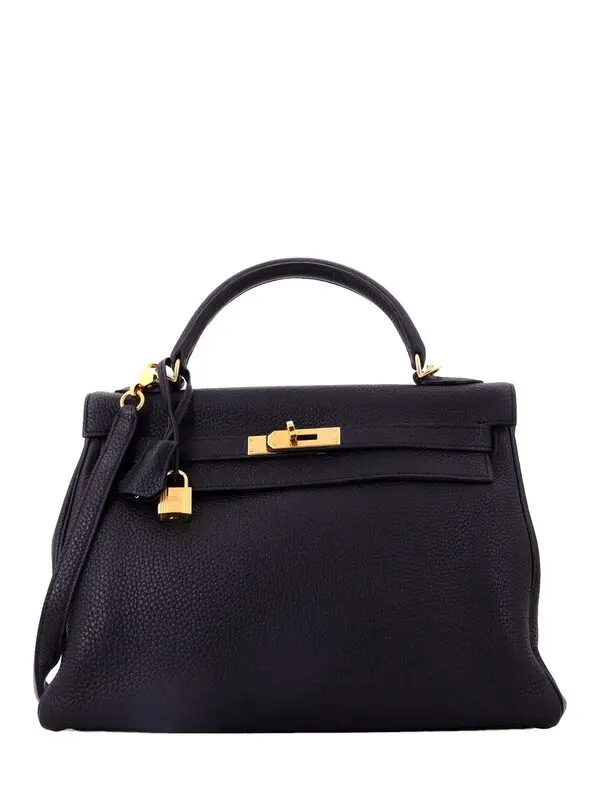 Hermès Kelly Handbag Black Togo 32 - Noir