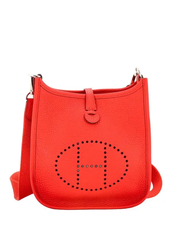 Hermès Evelyne Bag Gen Iii Clemence Tpm - Rouge Tomate