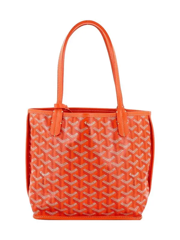 Goyard Anjou Reversible Mini Tote Coated Canvas - Orange