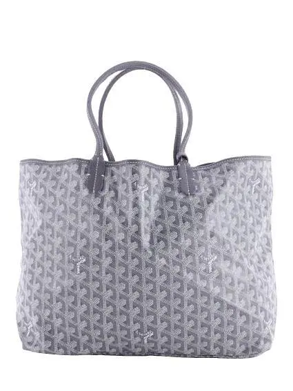 Goyard Saint Louis Tote Coated Canvas Pm - Grey