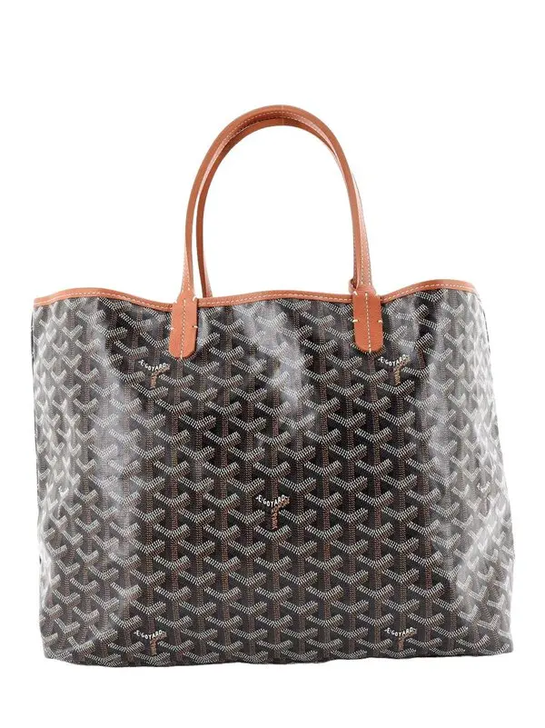 Goyard Saint Louis Pm Tote Coated Canvas - Brown
