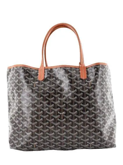 Goyard Saint Louis Pm Tote Coated Canvas - Brown