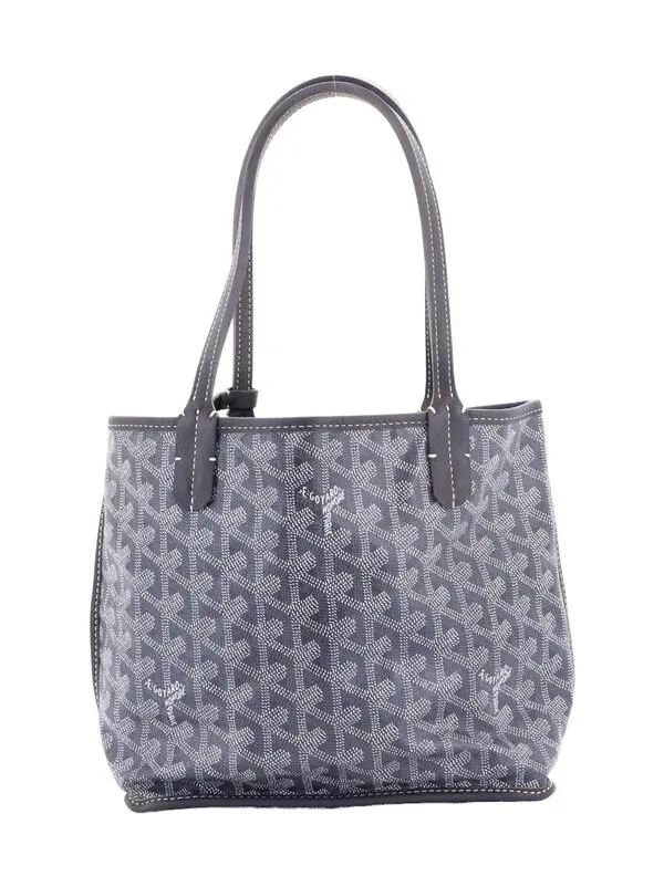 Goyard Anjou Reversible Mini Tote Coated Canvas - Gray