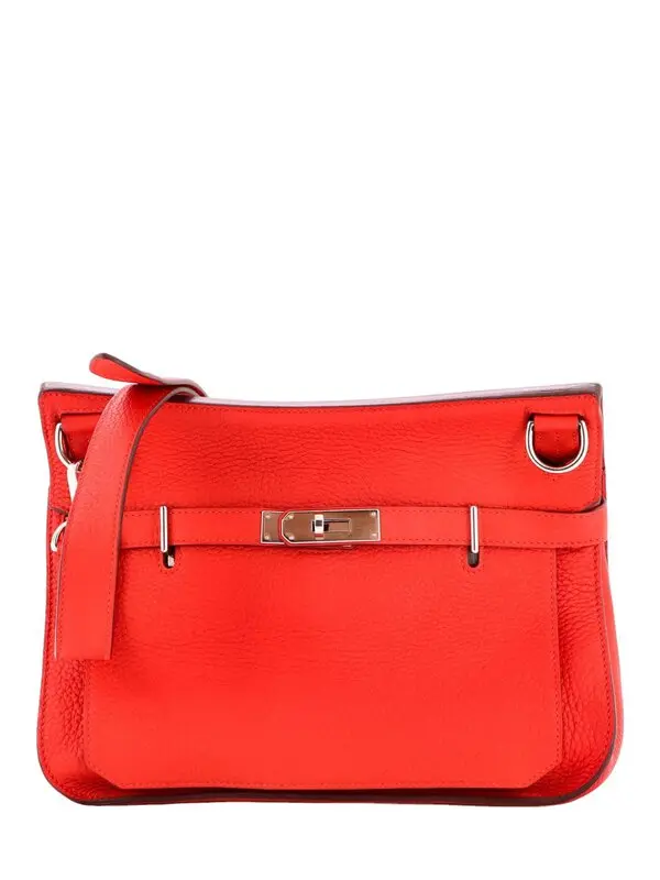 Hermès Jypsiere Bag Clemence 28 - Rouge Tomate