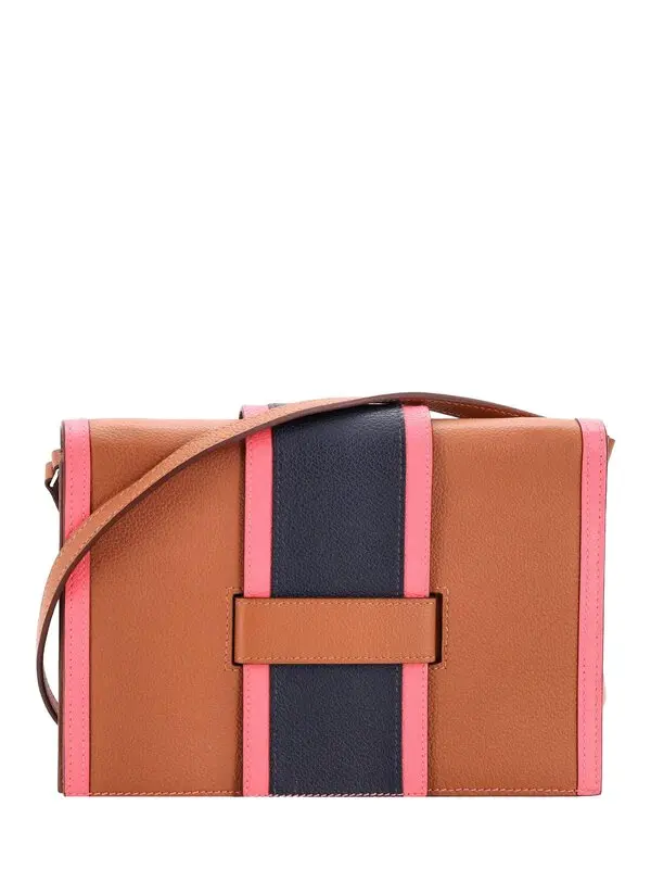 Hermès H Passant Clutch Shoulder Bag Evercolor - Gold