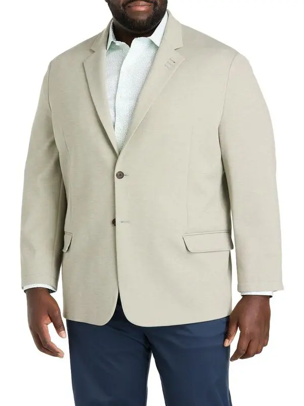 SYNRGY BY DXL Textured Knit Sport Coat - Green
